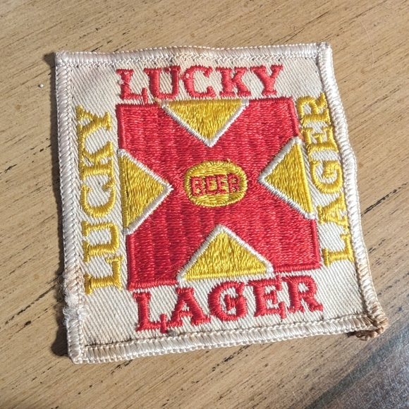 Lucky Lager | Accessories | Vintage Lucky Lager Beer Patch | Poshmark